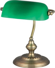 Rabalux BANK stolní lampa 60W/E27/IP20 - bronz