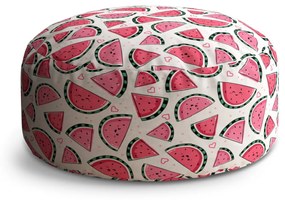 Sablio Taburet Circle Vodní meloun: 40x50 cm