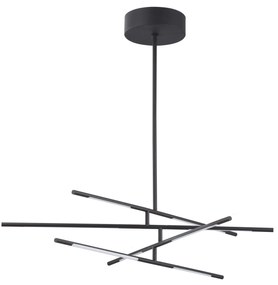 LED lustr Raccio 84 černé