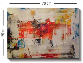 Obraz na plátně Abstract wall 50x70 cm