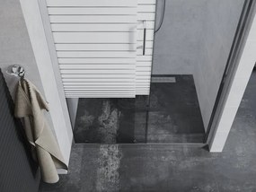 Mexen Apia posuvné sprchové dveře 90 cm, pruhy, chrom - 845-090-000-01-20