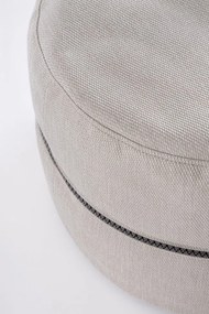 BIZZOTTO Zahradní puf GULIZAR ⌀50 cm šedý