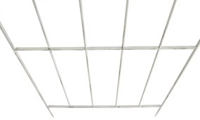 2x Mřížka na popínavé rostliny Paula - 180 x 85,5 cm - Bílá antik