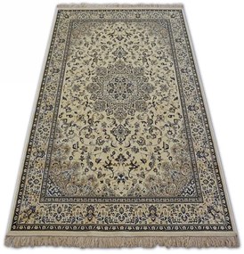 Kusový koberec WINDSOR 22915 slonová kost modrý Rozměr: 120x170 cm