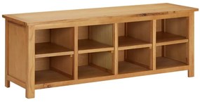 Botník 114 x 37 x 45 cm masivní dubové dřevo 327436