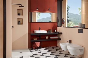 VILLEROY & BOCH Villeroy &amp; Boch ARCHITECTURA - WC mísa bezrámová, 530x370 mm, závěsný model, bílá Alpin CeramicPlus 5684R0R1