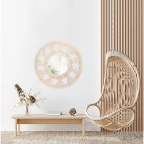 Tutumi, nástěnné zrcadlo ve stylu Boho 65cm 322050, HOM-03006