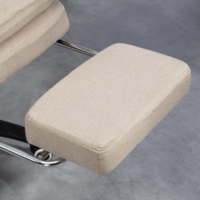 Masážní kancelářská židle Vinsetto, ergonomická židle s nastavitelnou výškou, sklápěcí opěradlo, vestavěný podnožník, ovládání pomocí kabelového ovla…