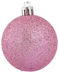 Flamenco Mystique Sada 12 Vánočních Ozdob Míčků, Průměr 6 cm, Plastové