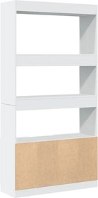 Skříň highboard bílá 92 x 33 x 180 cm kompozitní dřevo 3309618