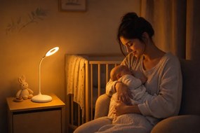 Dobíjecí LED lampička Lumbio MELATIME krokově stmívatelná 1600K bez modré složky
