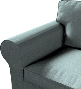 Potah na pohovku IKEA  Ektorp 2-místná, nerozkládací barva modrá látka pletený vzor