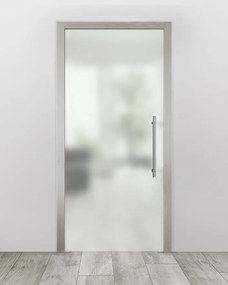 Celoskleněné dveře do pouzdra - Satinato Bílá Průchozí šířka (cm): 100, Průchozí výška (cm): 197