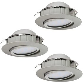 Eglo 95853 - SADA 3x LED podhledové svítidlo PINEDA 1xLED/4,9W/230V