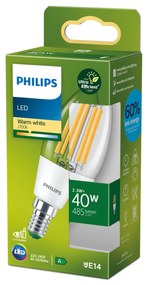 Philips E14 LED svíčka C35 2,3W 485lm 2 700K čirá