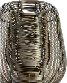 Kovová stolní lampa v bronzové barvě (výška 42 cm) Aboso – Light &amp; Living