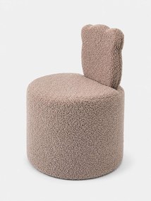 Sinsay - Teddy puf s opěradlem ve tvaru medvídka - béžová