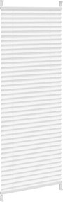 Plisovaná roleta 40 x 125 cm, bílá, skládaná 240586