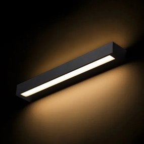 RED R14199 ASTER 50 nástěnná černá mléčný akryl 230V LED 2x10W IP65 3000K - RED - DESIGN RENDL