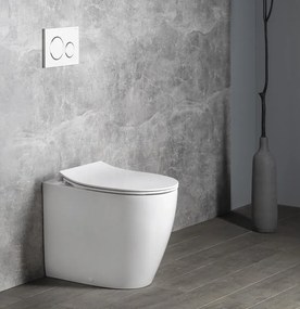 Isvea Isvea, SENTIMENTI WC mísa stojící, Rimless, 36x55cm spodní/zadní odpad, bílá, 10SM10004SV