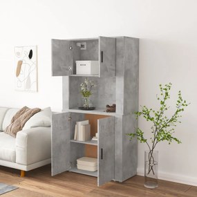 Skříň highboard betonově šedá kompozitní dřevo 3185355