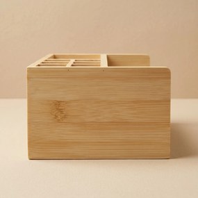 Bambusový organizér na stůl, 10 x 25 x 15,5 cm