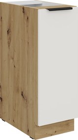 ARIA az | dolní skříňka 30 D CARGO s výsuvnou drátěnou policí | 30 cm | artisan/bílá