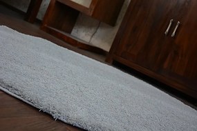Kulatý koberec SHAGGY MICRO stříbrný