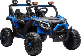 AIYAPLAY Dětské elektrické auto UTV pro dva, modré