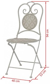 Zahradní bistro set 3 ks Dekorhome