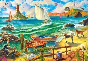 Castorland 104895 Víkend u moře / 1000 dílků / od 9 let