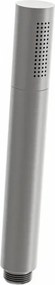 Kovová sprchová hlavice oválná - grafit