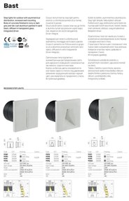Redo 91195 - LED Venkovní orientační svítidlo BAST LED/2,5W/230V IP65 šedá