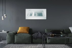 Obrazy na plátně Bílá 3d podpora 120x60 cm