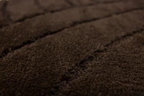 Koupelnový kobereček Sash Wenge pruhy