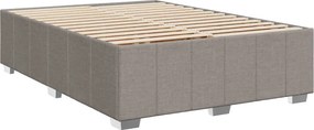 Box spring postel s matrací taupe 140x190 cm textil 3285474