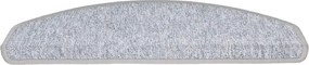 Schodové rohože 30 ks 65 x 24 x 4 cm světle šedé, půlkulaté, velké 3365752