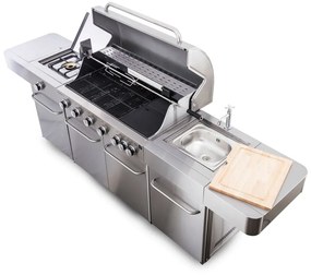 G21 Plynový gril G21 Nevada BBQ kuchyně Premium Line, 8 hořáků + zdarma redukční ventil G21-6390340