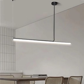 Toolight Toolight, LED stropní svítidlo 140cm, 14W, APP1660-CP, černá, OSW-06994