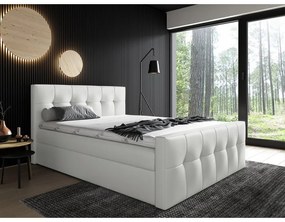 Kontinentální postel Larnaka, Rozměr postele: 180x200, Barva:: ekokůže Soft 011 (černá)