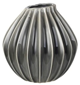 Keramická váza 25 cm Broste WIDE - kouřová