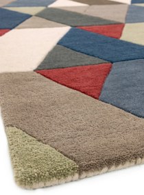 Barevný  koberec Mode Chevron Blue Green Rozměry: 170x240 cm