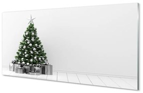 Obraz na skle Vánoční dárky 140x70 cm