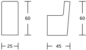 Mexen Adox, držák na ručník, 1-háček, chromová, 7018235-00