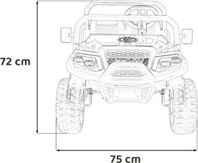 Elektrické autíčko Pick-Up Champion zelené