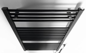 Aqualine Aqualine, DIRECT-E elektrické topné těleso, rovné, 600x960 mm, 400 W, černá, ILE96TB
