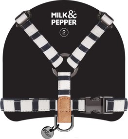 MILK&PEPPER Postroj pro psy Naval Marine Blue Velikost: 30