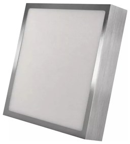 LED stropní svítidlo v leskle stříbrné barvě 22,5x22,5 cm Nexxo – EMOS