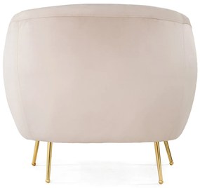 Atelier del Sofa Křeslo Eses Beige - Wing, Béžová