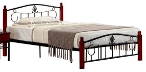Manželská postel 140 cm Margery (s roštem). 794108